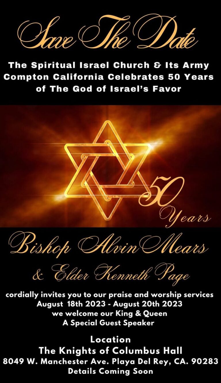 Compton Temple 50th Annual Anniversary Program - SUPREME